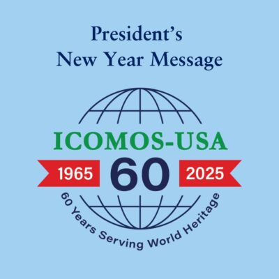 A New Year Message from President Douglas C. Comer - World Heritage USA